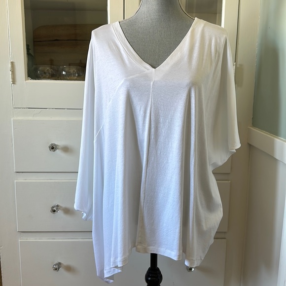 COS | Tops | Incredible M Asymmetric White Cotton Tunic Shirt From Cos ...